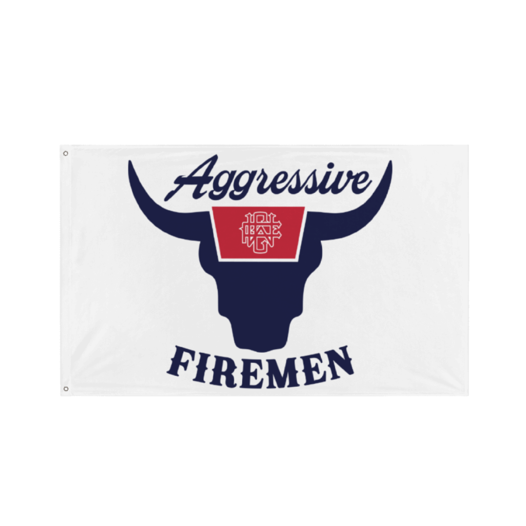 Aggressive Firemen Rodeo Flag – Working Fire Co