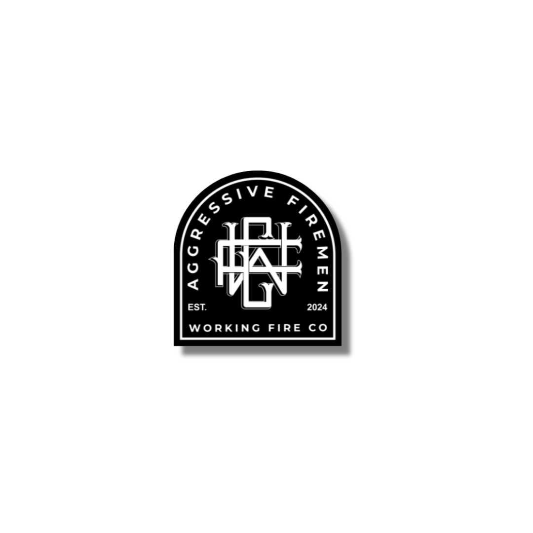 Aggressive Firemen Working Fire Co logo